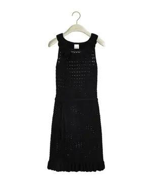 Dior Rivieira Short Belted Knit Dress