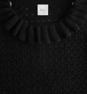 Dior Rivieira Short Belted Knit Dress