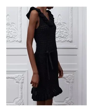 Dior Rivieira Short Belted Knit Dress