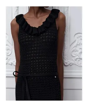 Dior Rivieira Short Belted Knit Dress