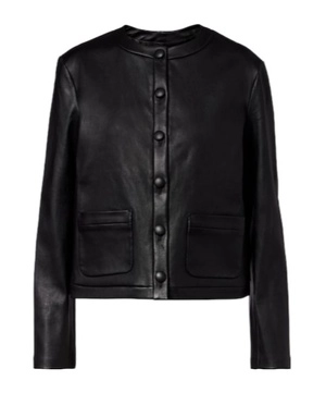 Stouls Gabrielle Leather Jacket - Black