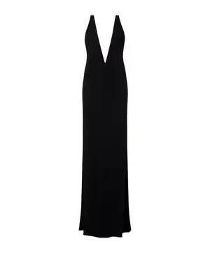 TOM FORD Impossible Crêpe Jersey Gown - Black