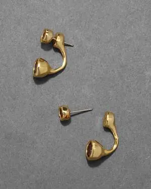 Alexis Bittar Asterales Front Back Earrings
