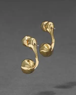 Alexis Bittar Asterales Front Back Earrings