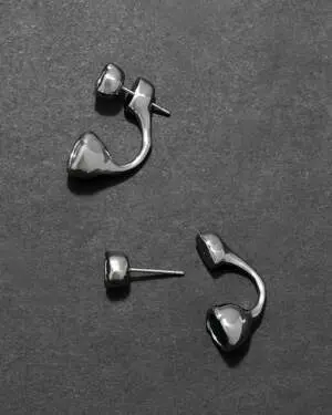Alexis Bittar Asterales Front Back Earring Sapphire Blue