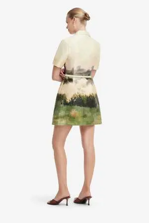 LEO LIN Brigitte Mini Dress - Serene Print