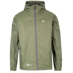 TRESPASS Gender Inclusive Qikpac Waterproof Jacket - Moss