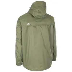 TRESPASS Gender Inclusive Qikpac Waterproof Jacket - Moss