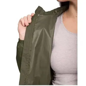 TRESPASS Gender Inclusive Qikpac Waterproof Jacket - Moss