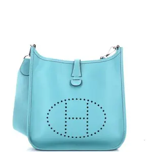 Hermès Evelyne Bag Gen I Epsom Pm - Blue