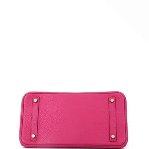 Hermès Birkin Handbag Fjord With Gold Hardware 30 - Pink