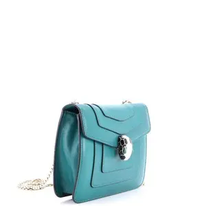 BVLGARI Serpenti Forever Square Shoulder Bag Leather Small