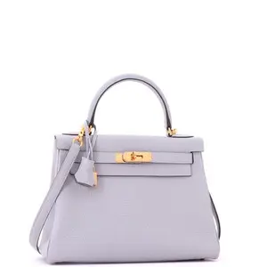 Hermès Kelly Handbag Togo With Gold Hardware 28