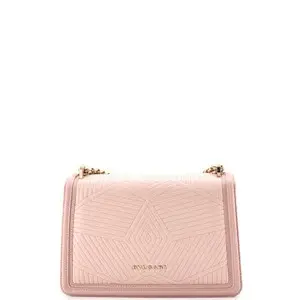 BVLGARI Serpenti Forever Shoulder Bag Quilted Leather