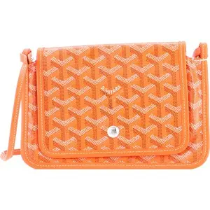 Goyard Plumet Clutch Wallet Coated Canvas - Orange