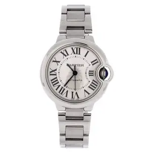 CARTIER Ballon Bleu De Automatic Watch Stainless Steel 33 - Metallic Silver