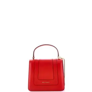 BVLGARI Serpenti Forever Top Handle Bag Leather Small