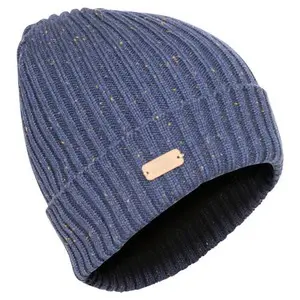 TRESPASS Mateo Slouch Hat - Navy Fleck