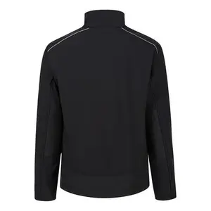 REGATTA Sandstorm Softshell Jacket With Reflective Trim - Black