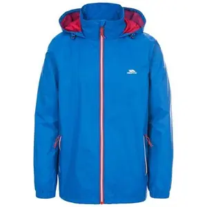 TRESPASS Briar Waterproof Jacket With Contrast Mesh Lining - Blue