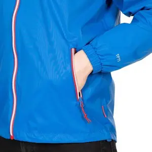 TRESPASS Briar Waterproof Jacket With Contrast Mesh Lining - Blue