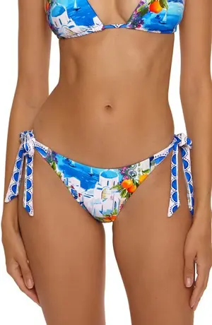 BECCA By Rebecca Virtue Mykonos Side Tie Bikini Bottoms