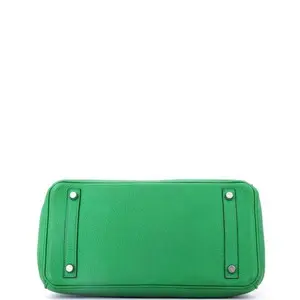 Hermès Birkin Handbag Verso Togo With Palladium Hardware 30