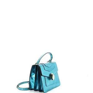 BVLGARI Serpenti Forever Top Handle Bag Patent Small