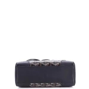 Goyard Saigon Top Handle Bag Coated Canvas With Leather Mini