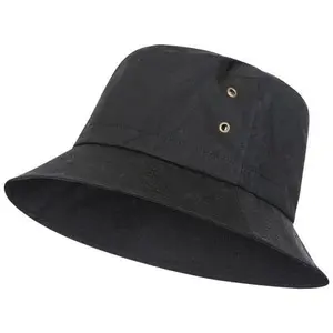 TRESPASS Gender Inclusive Waxy Bucket Hat - Black