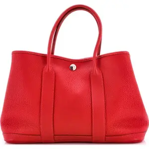 Hermès Garden Party Tote Leather 30 - Red