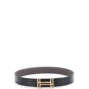 Hermès H Au Carre Reversible Belt Leather Medium