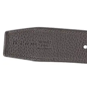 Hermès H Au Carre Reversible Belt Leather Medium