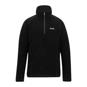 REGATTA Quarter Zip Fleece Top - Black