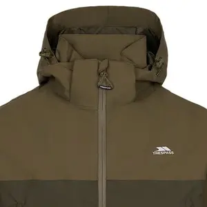 TRESPASS Waterproof Color Block Jacket - Marshland