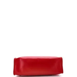Hermès Herbag Zip Berline Vache Canvas And Leather 31 - Red
