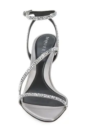 Alexander McQueen Crystal Embellished Ankle Strap Sandal