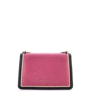 BVLGARI Serpenti Forever Shoulder Bag Quilted Leather