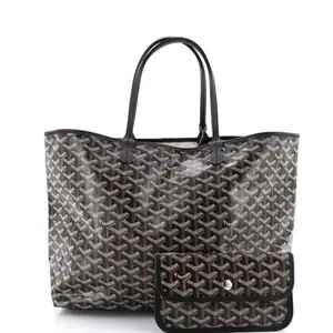 Goyard Saint Louis Tote Coated Canvas Pm