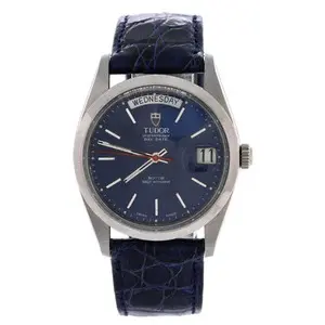 TUDOR Prince Day-date Automatic Watch Stainless Steel And Alligator 36 - Metallic Silver