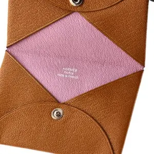 Hermès Calvi Card Holder Verso Chevre Mysore