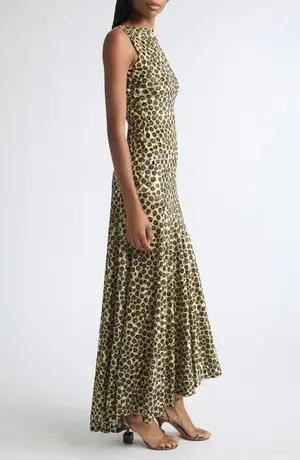 SIEDRES Velvet Devoré Maxi Dress