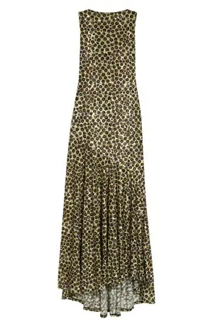SIEDRES Velvet Devoré Maxi Dress