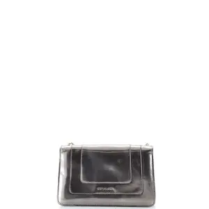 BVLGARI Serpenti Forever Shoulder Bag Metallic Leather Small
