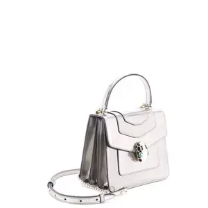 BVLGARI Serpenti Top Handle Bag Patent Small