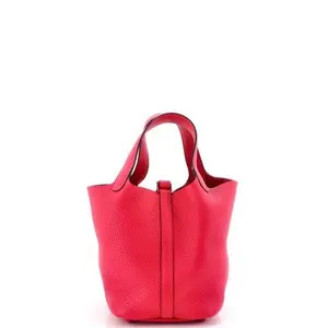 Hermès Monochrome Picotin Lock Bag Clemence Pm