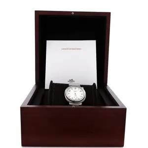 Hermès Cut Automatic Watch Stainless Steel And Rubber 36