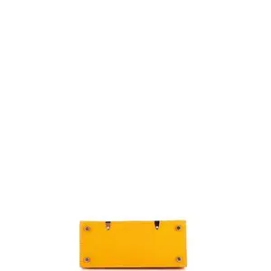 Goyard Structured Saigon Top Handle Bag Coated Canvas With Leather Mini