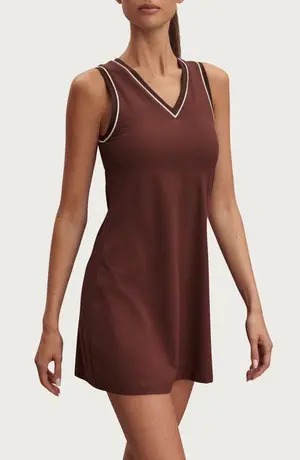 Varley Kalani V-neck Minidress