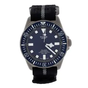 TUDOR Pelagos Fxd Automatic Watch Titanium And Fabric 42 - Blue